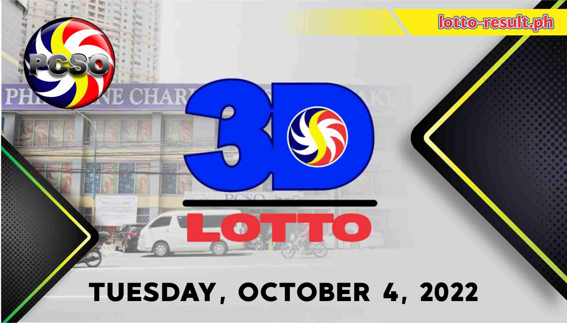 3D LOTTO RESULT Today, Tuesday, October 4, 2022 - Official PCSO Lotto ...