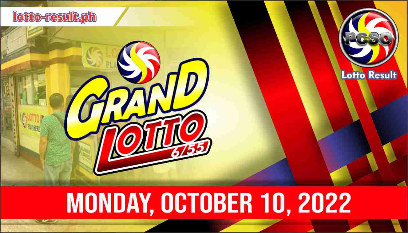 6/55 Lotto Result Today, Monday, October 10, 2022 - Official PCSO Lotto ...