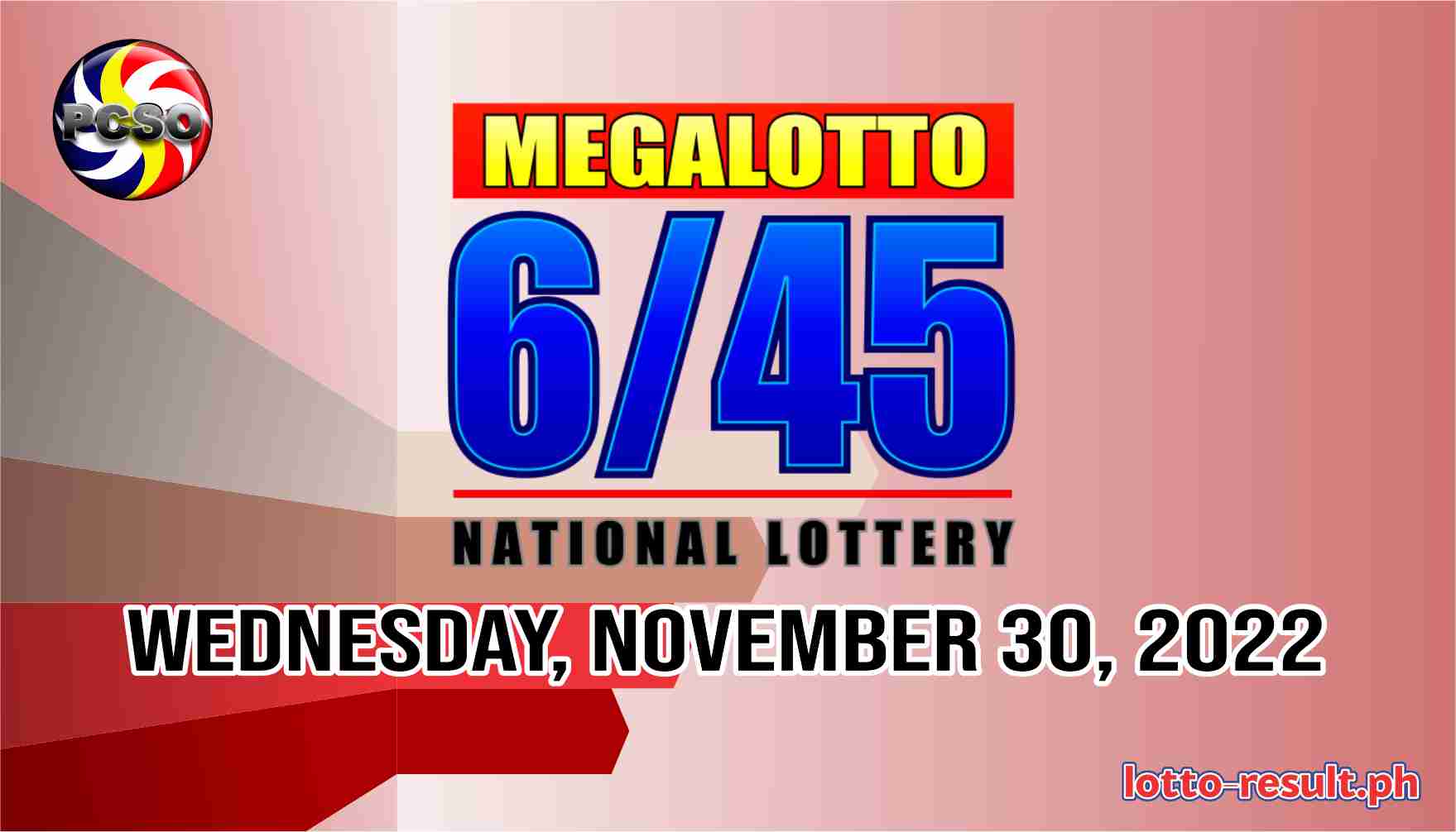 6/45 Lotto Result Today, Wednesday, November 30, 2022 - Official PCSO ...