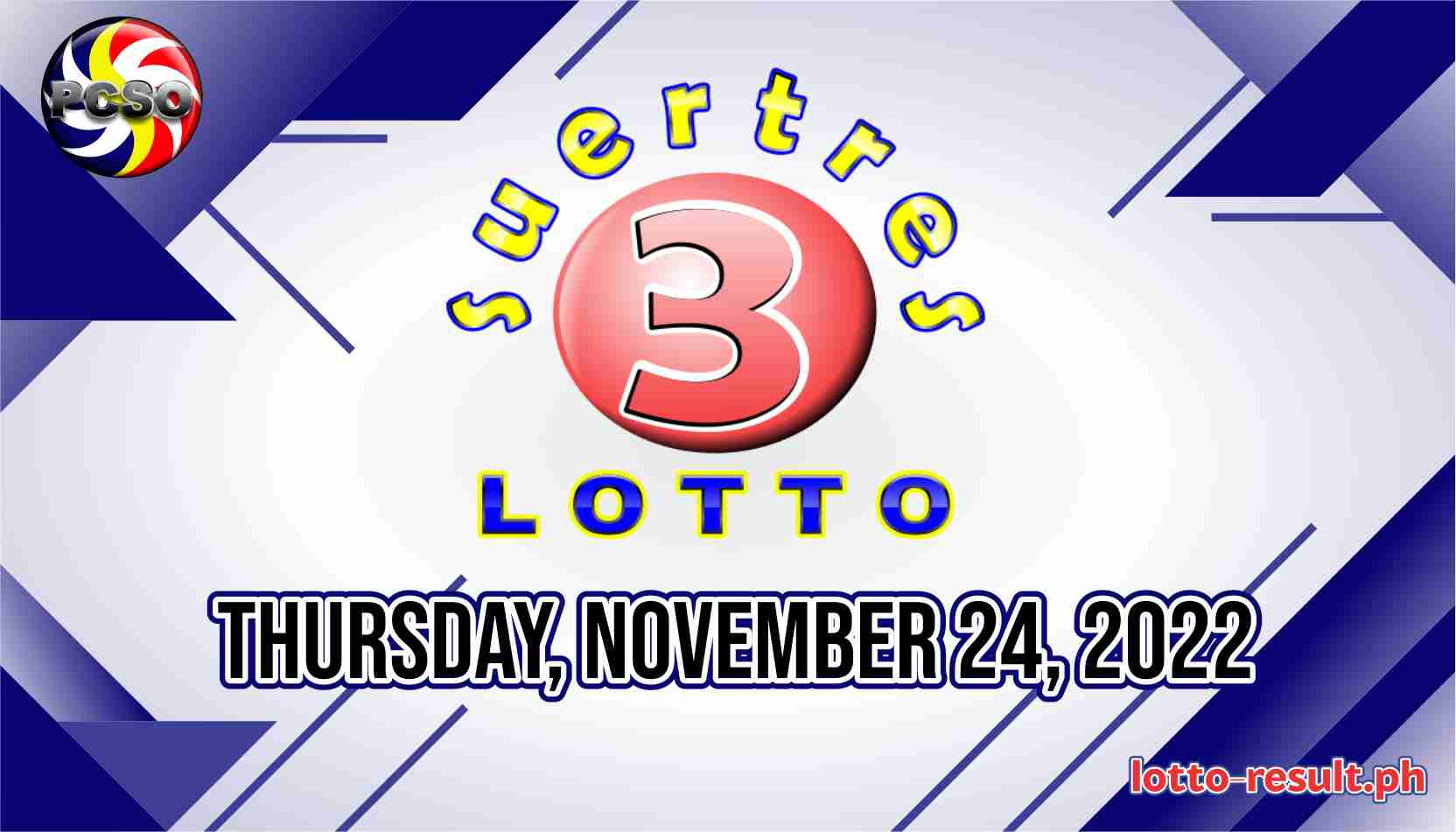 SWERTRES RESULT Today, Thursday, November 24, 2022 - Official PCSO ...