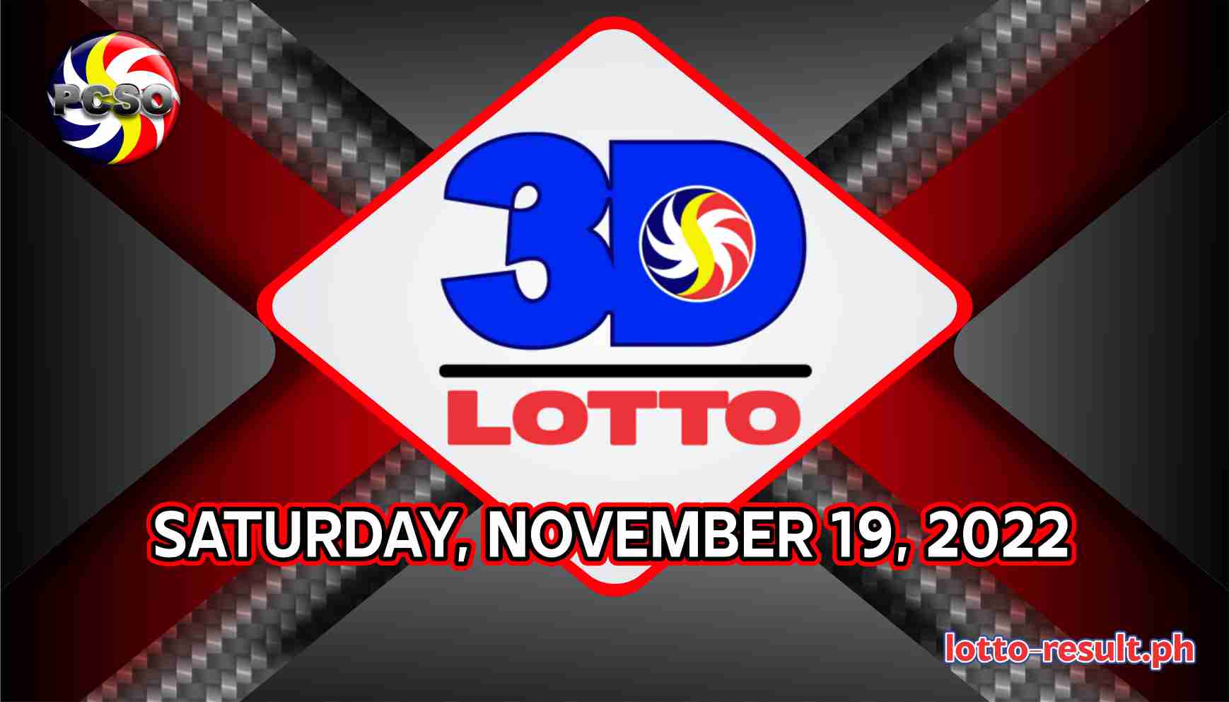 3D LOTTO RESULT Today, Saturday, November 19, 2022 - Official PCSO ...