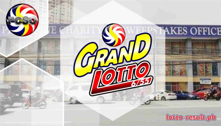 6/55 Lotto Result - Official PCSO Grand Lotto Result