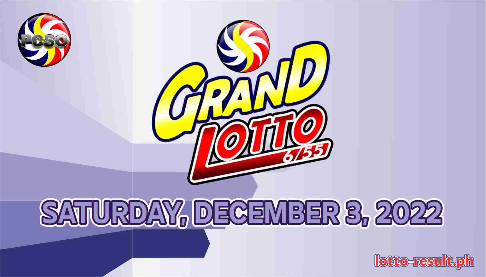 6/55 Lotto Result Today, Saturday, December 3, 2022 - Official PCSO ...
